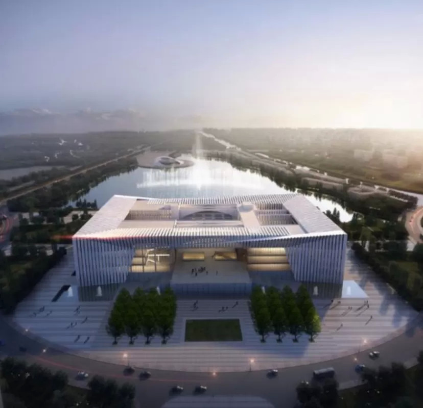 Customised Weatherproof Commercial Steel Building Mall Fabricated Steel ...