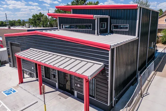 Multi Storey Prefabricated Commercial Steel Building Construction Metal ...