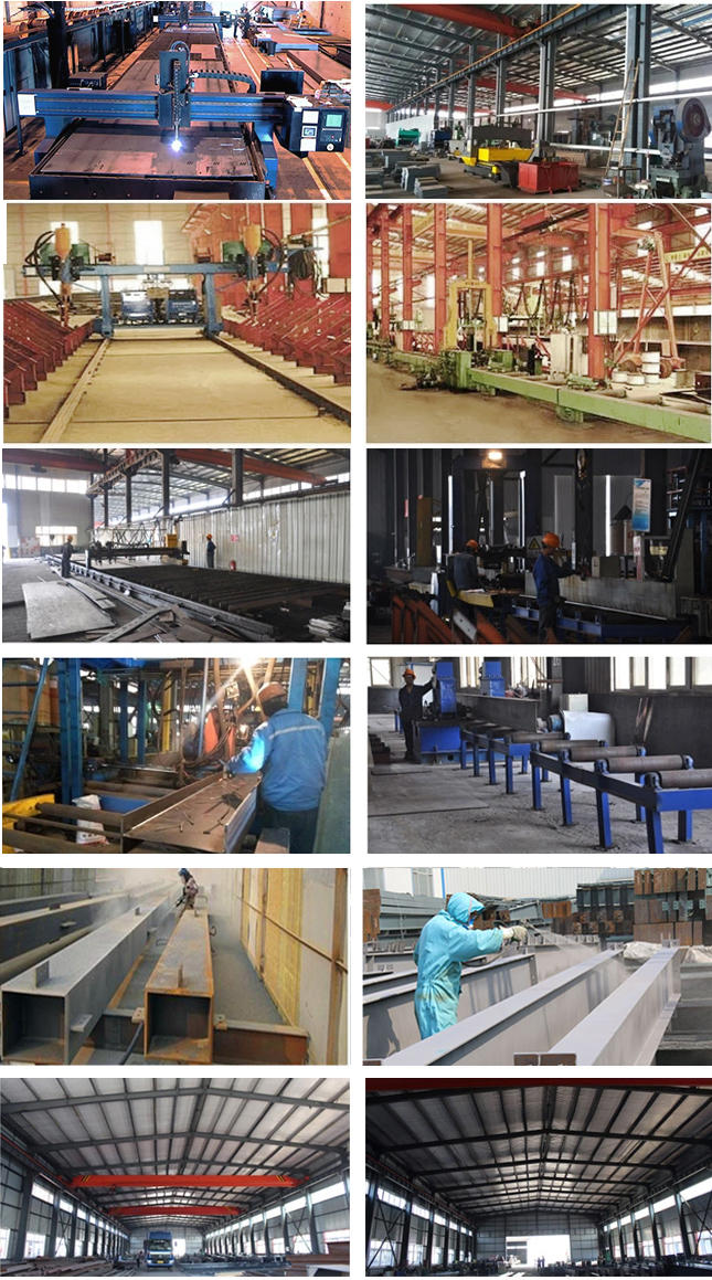Steel Frame Fabrication Steel Structure Prefabricated Industrial Prefab ...